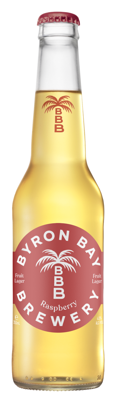 Raspberry Fruit Lager – Byron Bay Brewery